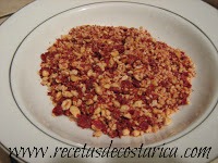 Cocina Costarricense: dip maní garapiñado