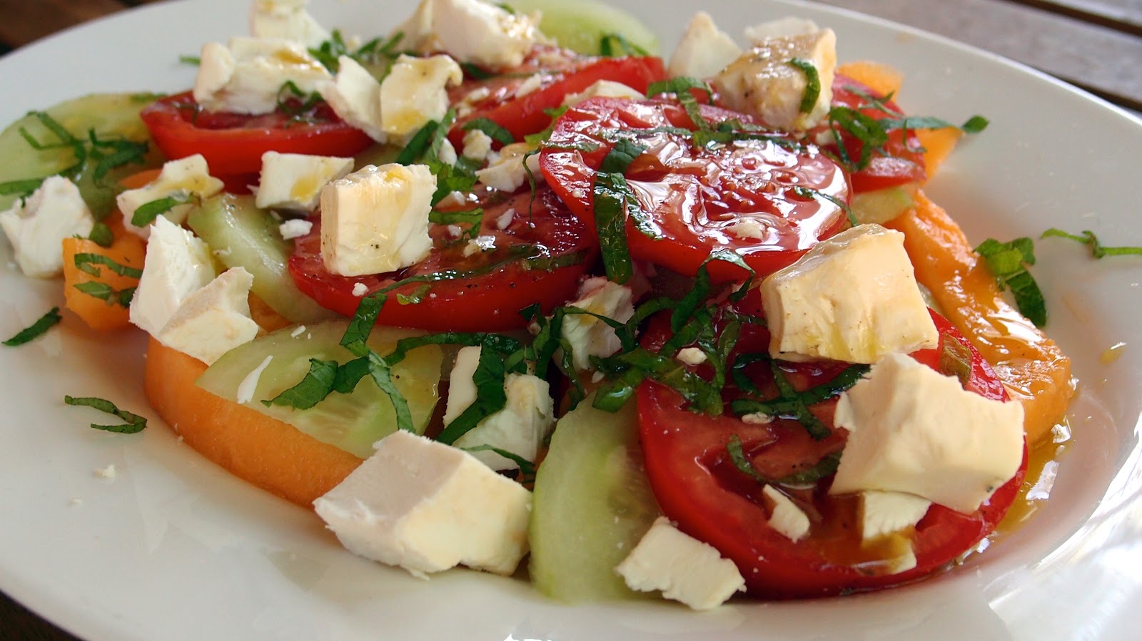 Fresh Charentais Melon Salad | Miela Tahril