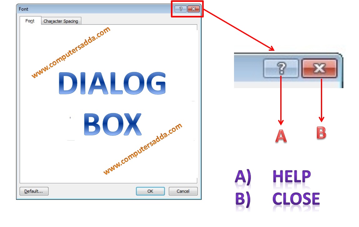 Types of Boxes in Windows - Computersadda