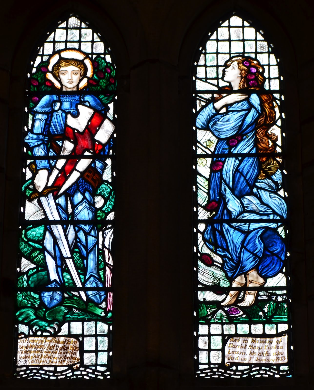 Tour Scotland: Tour Scotland Photographs Stained Glass Windows Dunblane ...