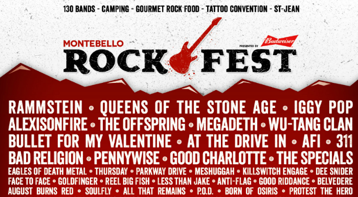 MONTEBELLO ROCKFEST Unveils A Monster Line-Up For Its 12th Edition ...