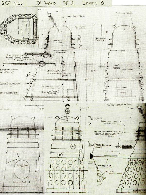 Ray Cusick's Original Dalek Designs for DOCTOR WHO « Film Sketchr