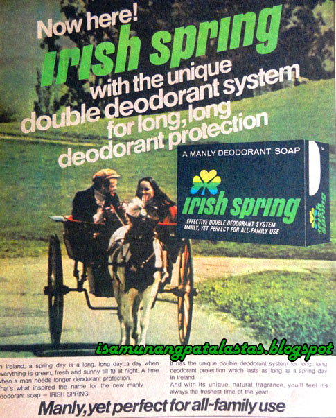 ISA MUNANG PATALASTAS: 170. IRISH SPRING: “A New, Manly Scent”, 1981
