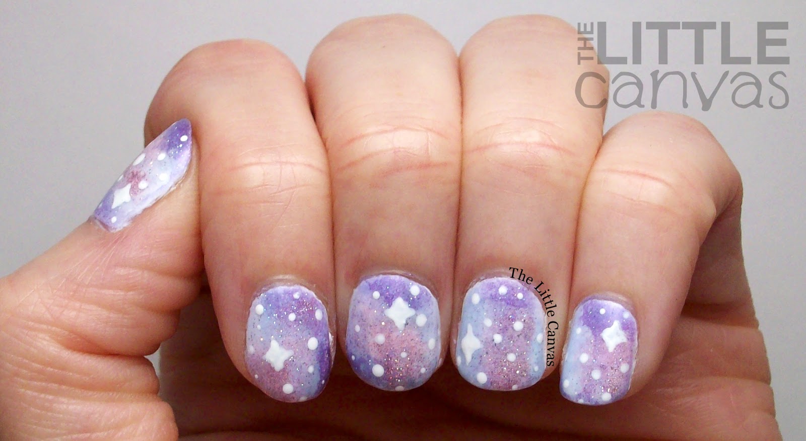 Pastel Galaxy Nails Tutorial
