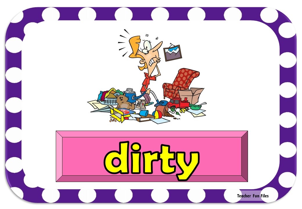 Teacher Fun Files: Adjective Flashcards