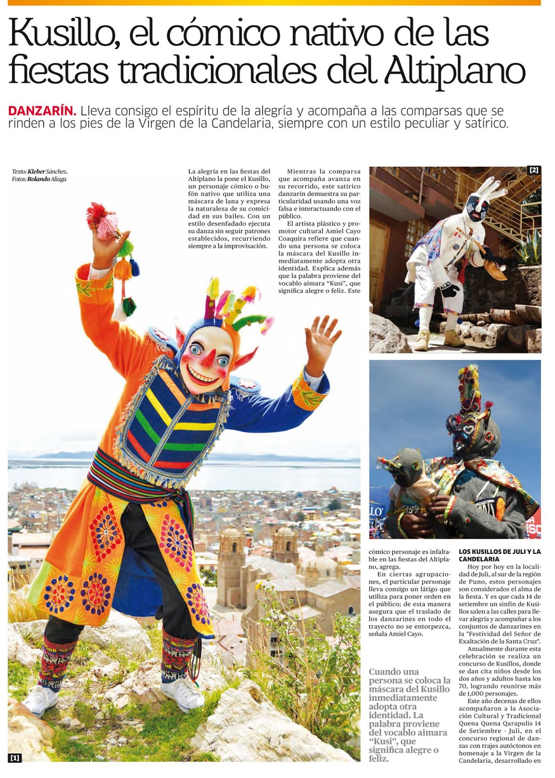 KUSILLO, EL CÓMICO DE LOS ANDES: KUSILLOS