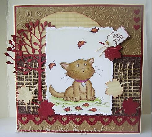 Creations by Bearhouse: DT card for Fab 'n' Funky Challenge #144 - Animals