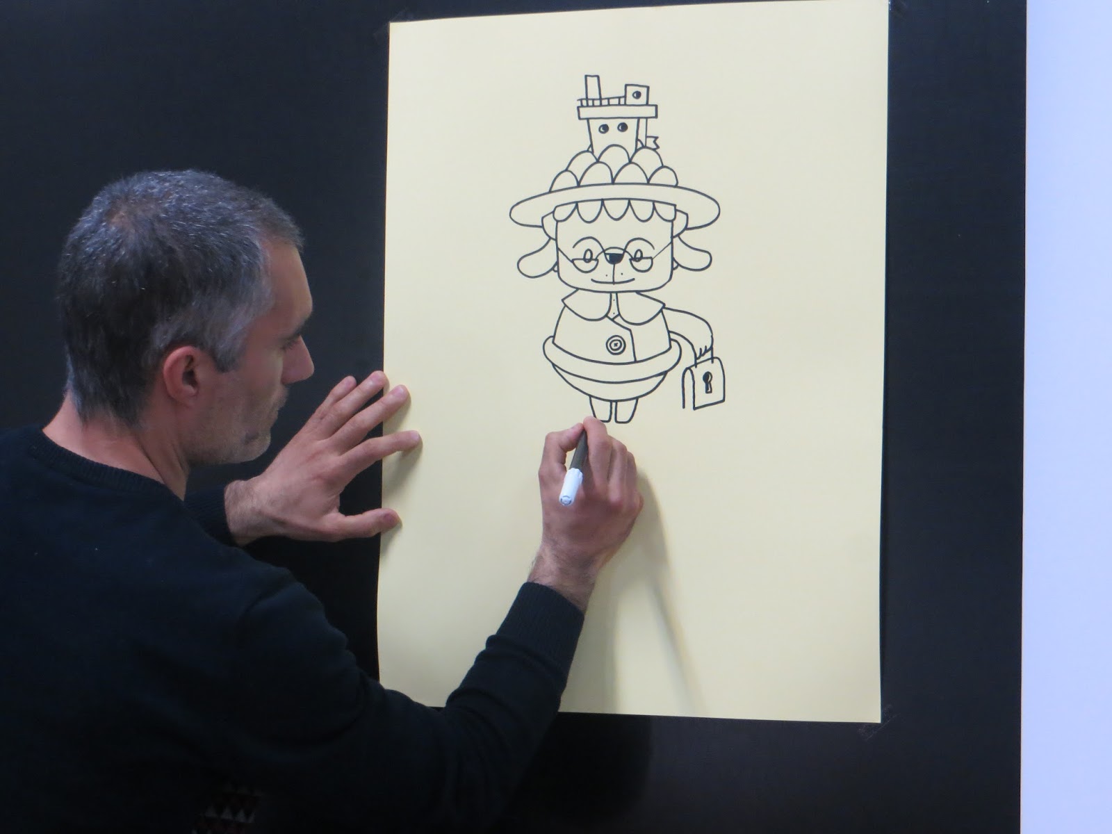 Navegando pelas Bibliotecas...: Encontro com o ilustrador Rui Castro