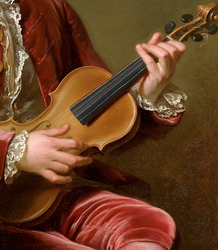 Baroque Violin Painting