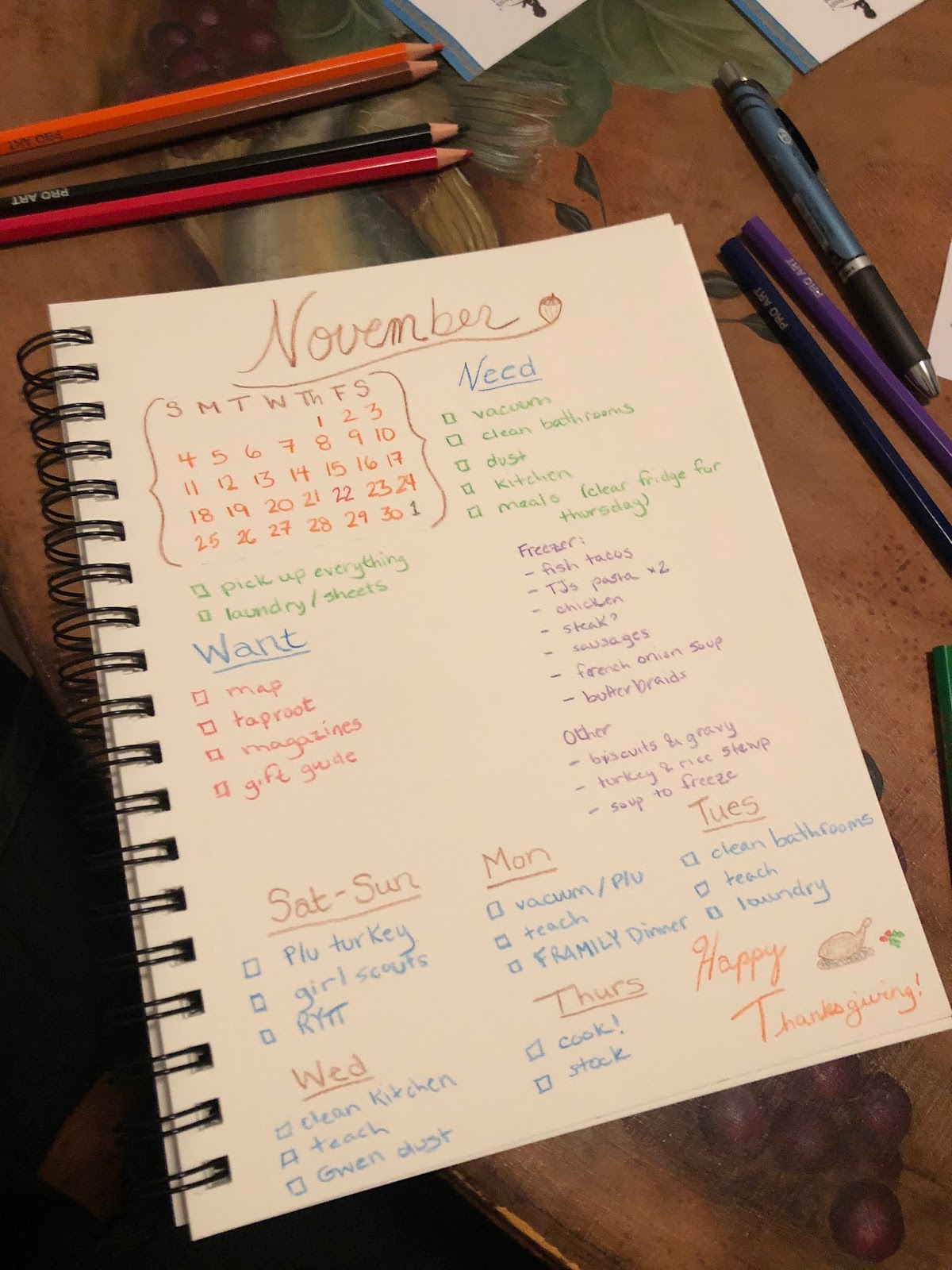 A New Day: Semi-Wordless Wednesday {Bullet Journal To Do List}