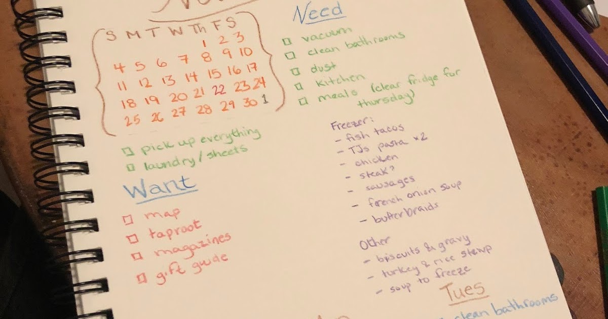 A New Day: Semi-Wordless Wednesday {Bullet Journal To Do List}