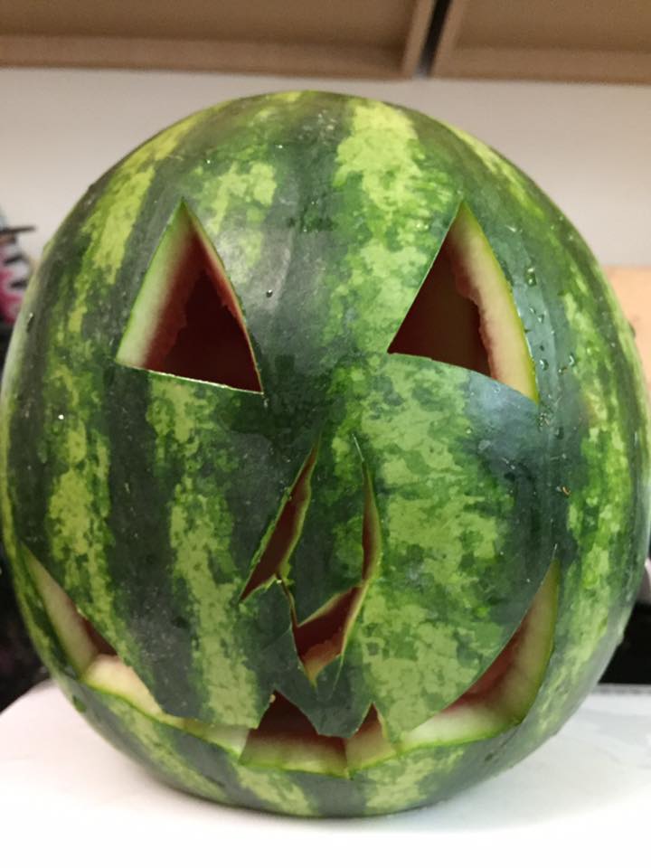 Goth Gardening ^o^: ... watermelon Jack-o-lantern for Goth It Yourself ...