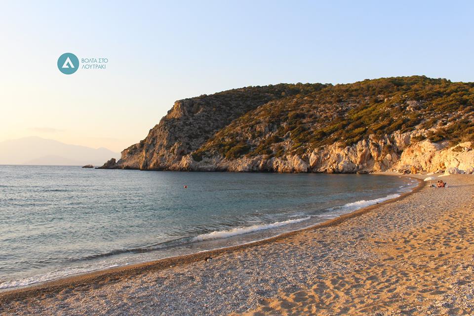 Λουτράκι: Η μαγική παραλία στην Σκαλωσιά - Υπέροχες εικόνες » loutrakiblog