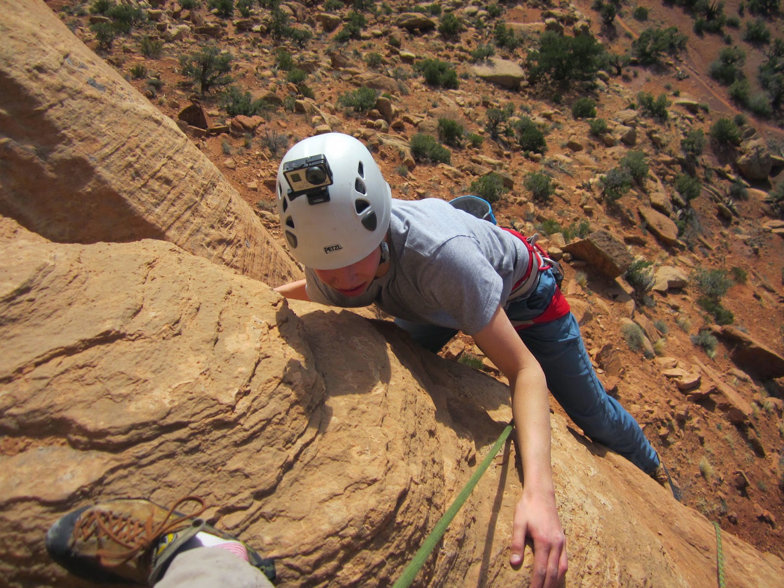 Climbing Trip Reports: Spring Break, Day 1: Independence Monument