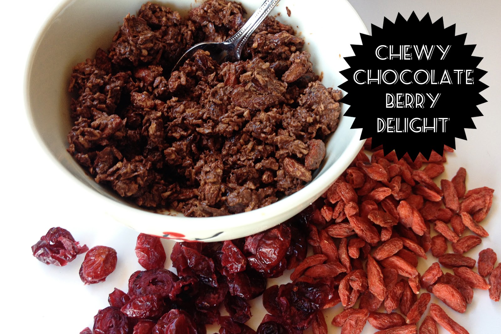 InSpiral Coaching: Chewy chocolate Berry Delight snack