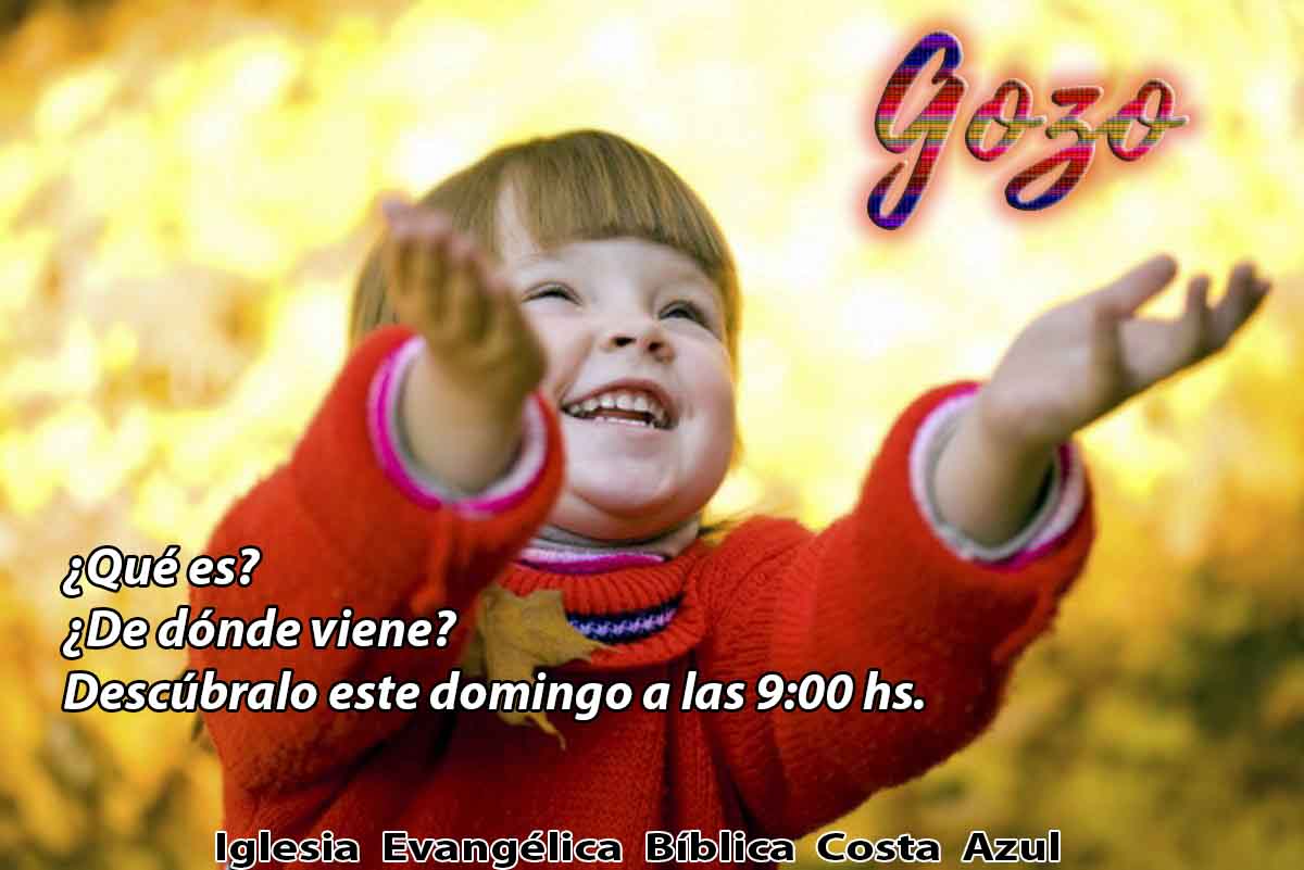 Pensamientos y reflexiones: El gozo