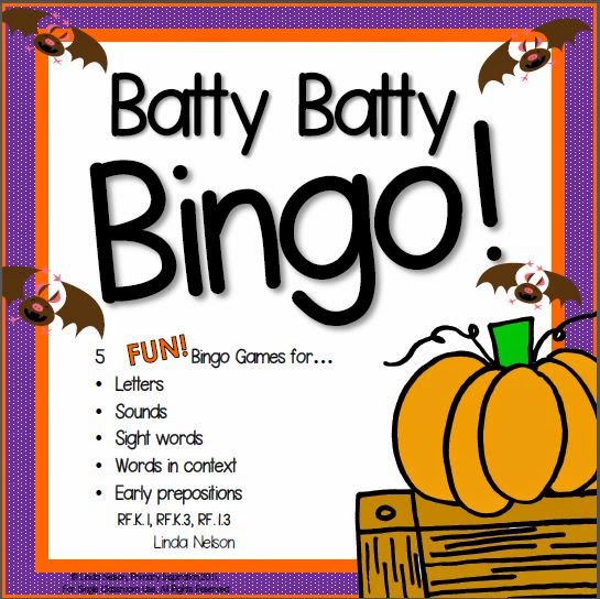 Primary Inspiration: Batty Batty Bingo! A Free Halloween Game for You!