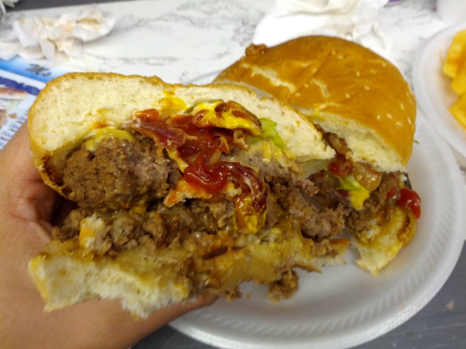 Panda and Mango: Bad Panda: The Ghetto Burger at Miss Ann's Snack Bar