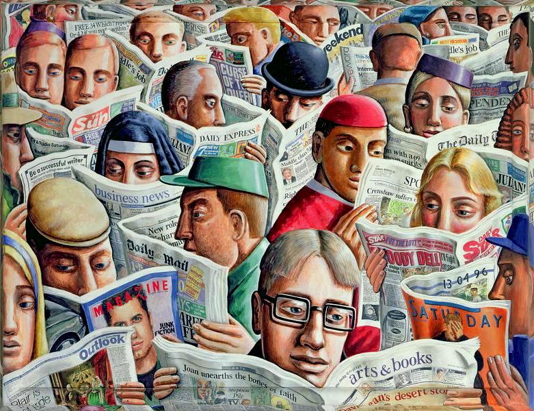 Reading and Art: P J Crook