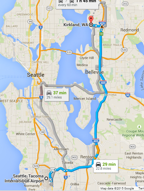 Map Of Seattle Vancouver Victoria