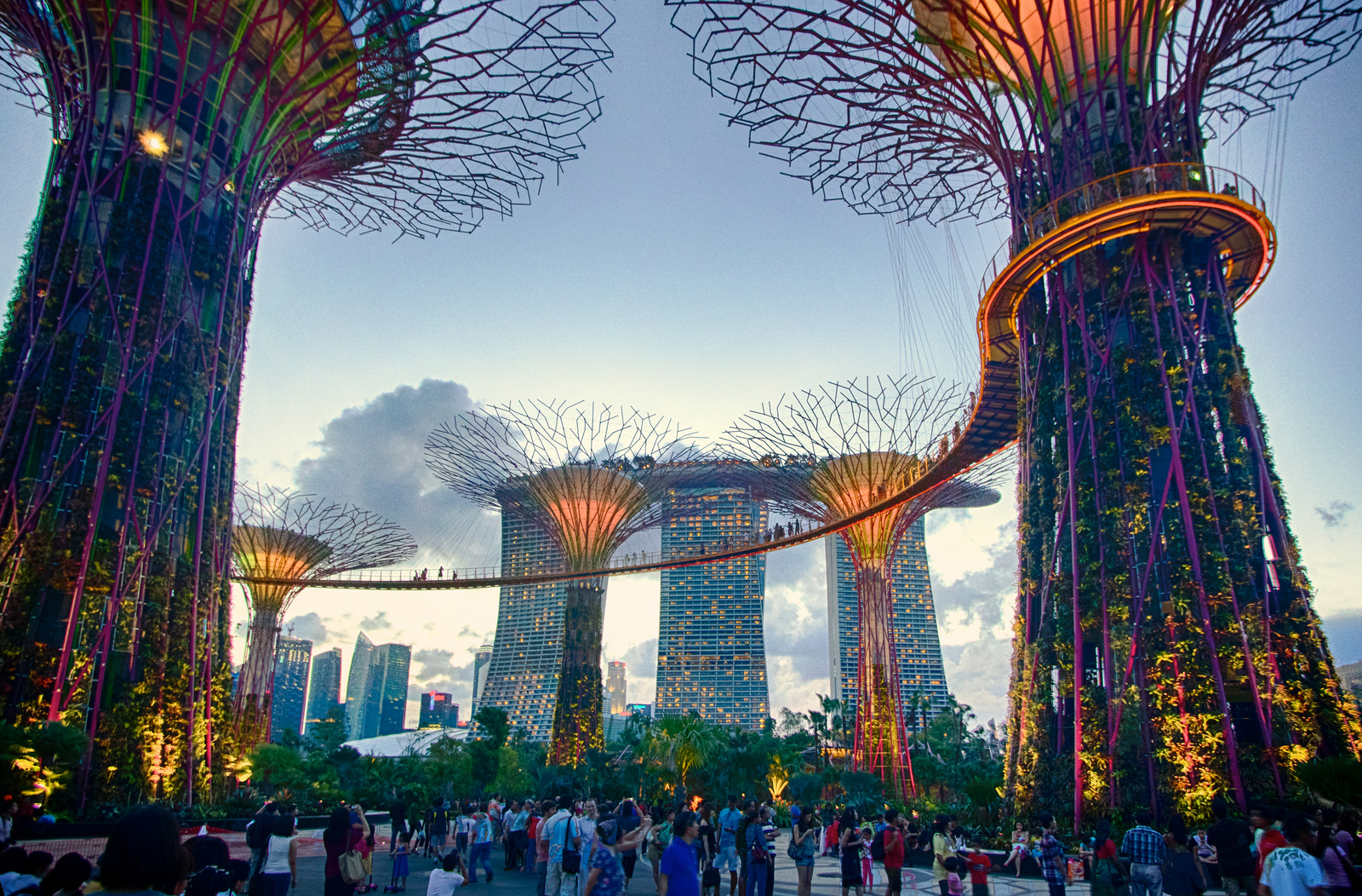 Supertrees and Futuristic Cities