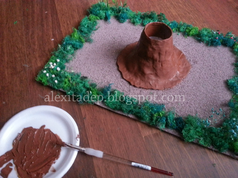 Alexitadep "Manualidades": Como hacer un Volcan para Experimento ...