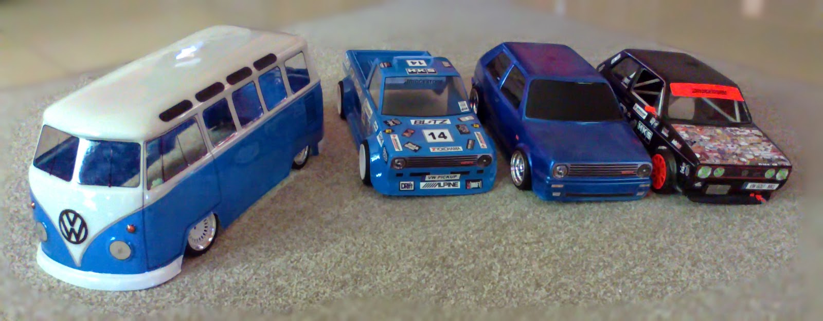 VIP RC BODY: VW T1 Bus/Pickup