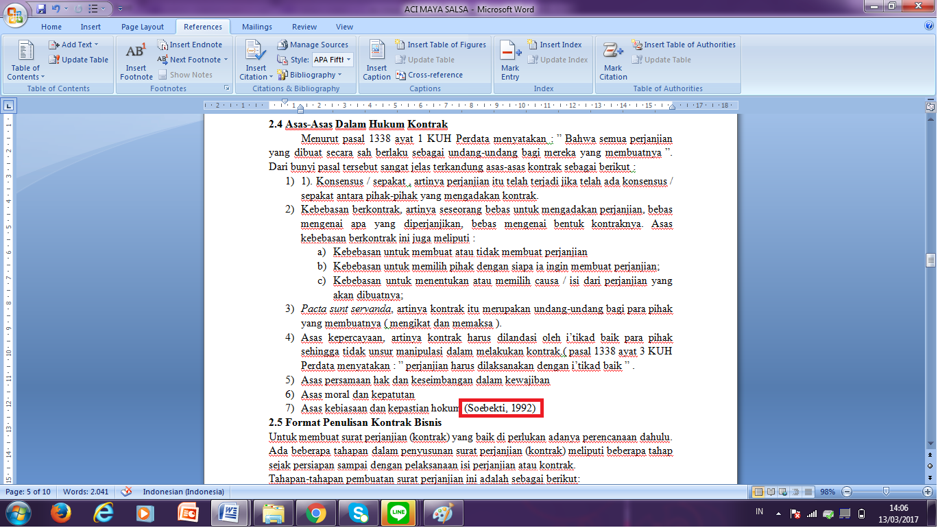 Langkah-langkah Membuat Body Note