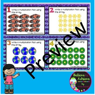 The Best of Teacher Entrepreneurs II: Multiplication Array Task Cards ...