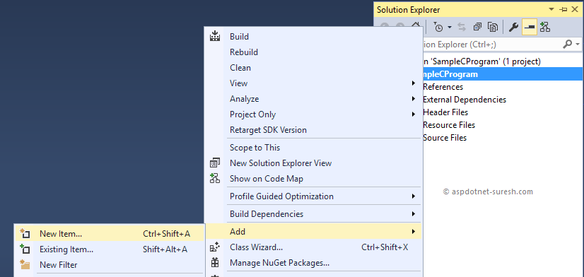 Write and Run C (C++) Program in Visual Studio 2010/ 2012 / 2013 - ASP ...