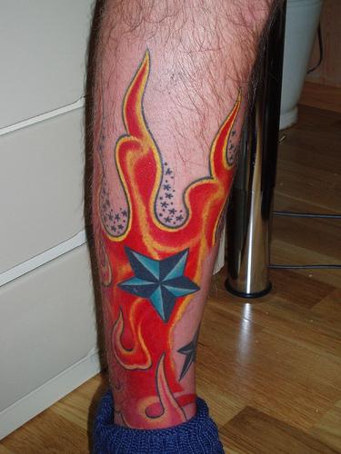 Fire and Flame tattoos for Men