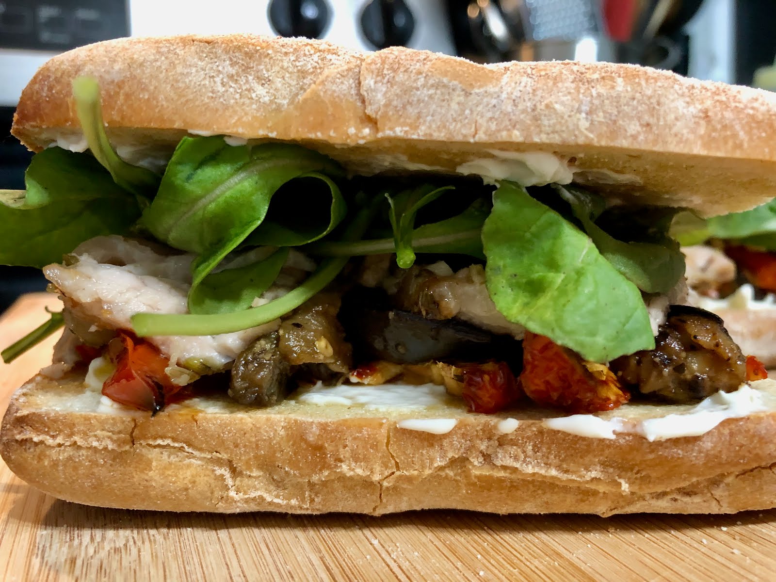 "The eyes eat first."