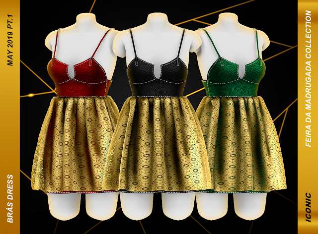 Brás (Dress) | TS4 | ICONIC | The Sims 4 CC Creator