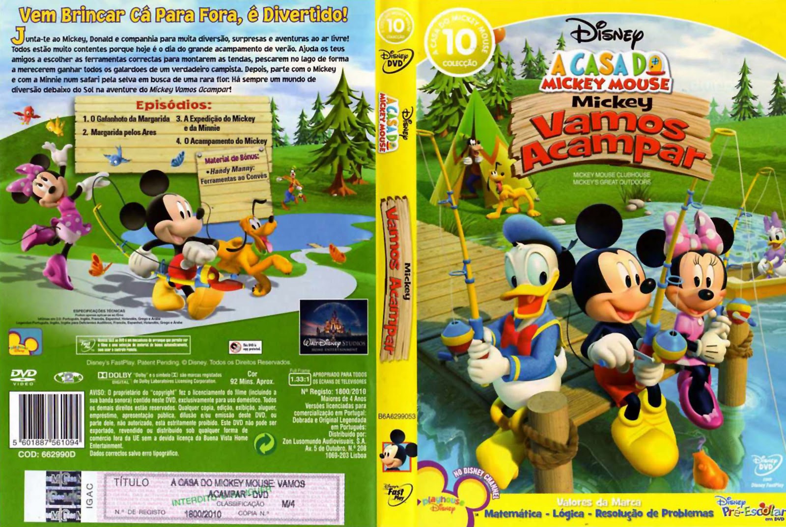 A Casa Do Mickey Mouse - Mickey Vamos Acampar - Mickey Mouse Clubhouse ...