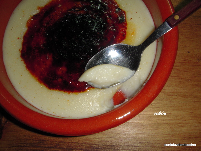 con la luz de mi cocina: RABÓN