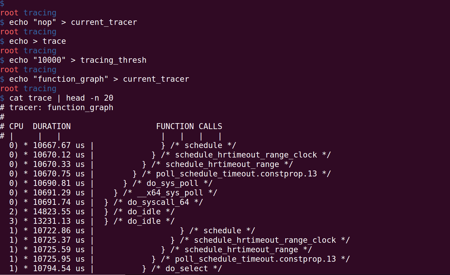 Debugging Linux Kernel using ftrace Part12 - Finding kernel functions taking > 10ms