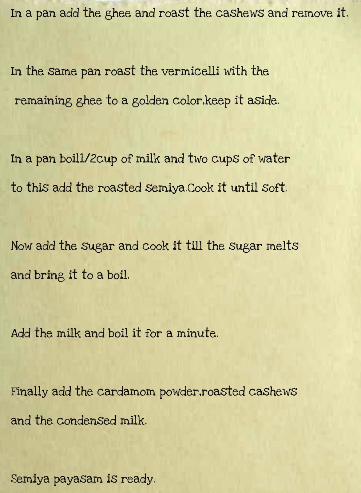 Semiya/Vermicelli Payasam ~ Nalini'sKitchen