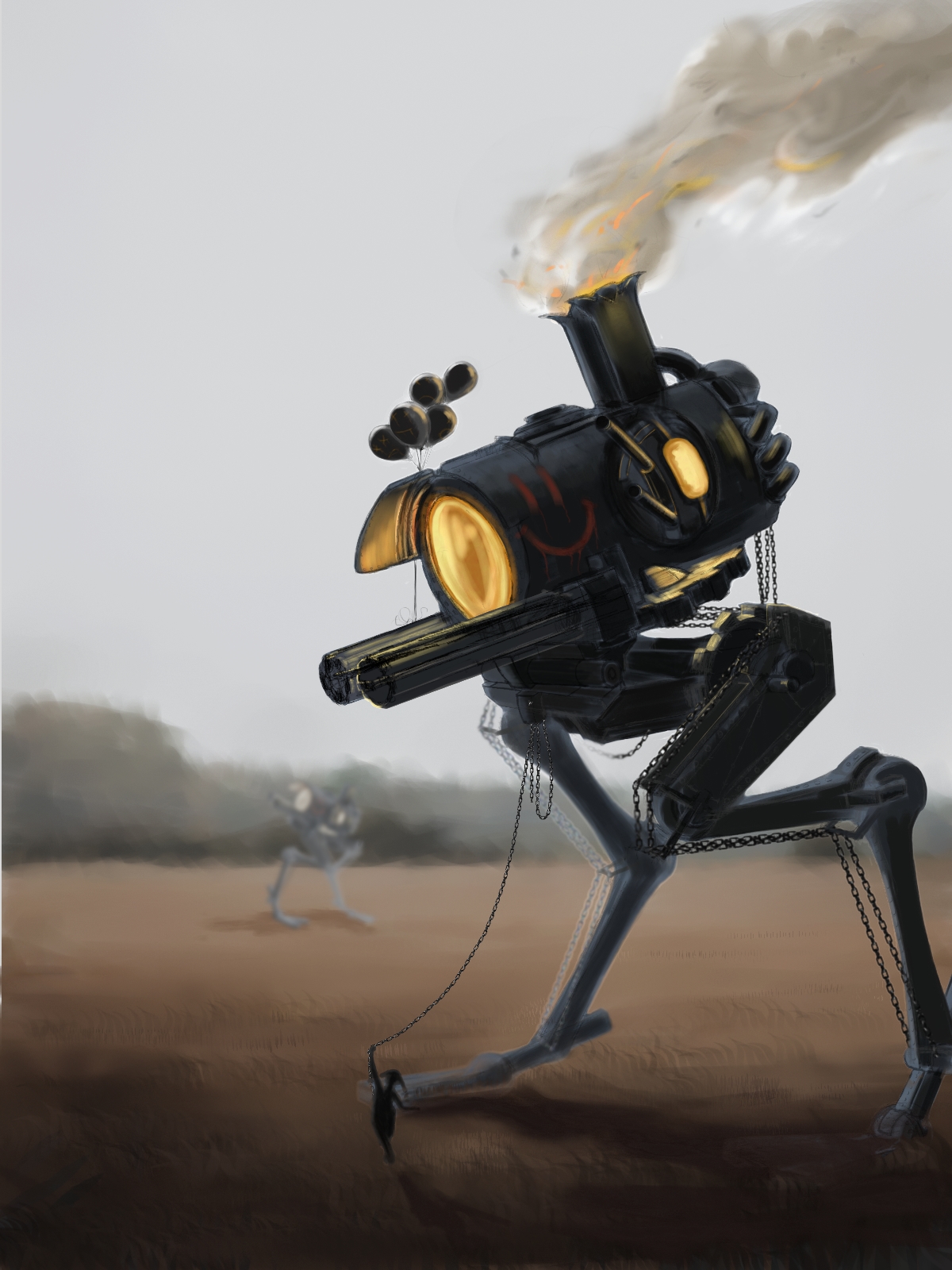 Doug Gatz - Illustration/Concept Art: Mask and Contraption - Digital ...