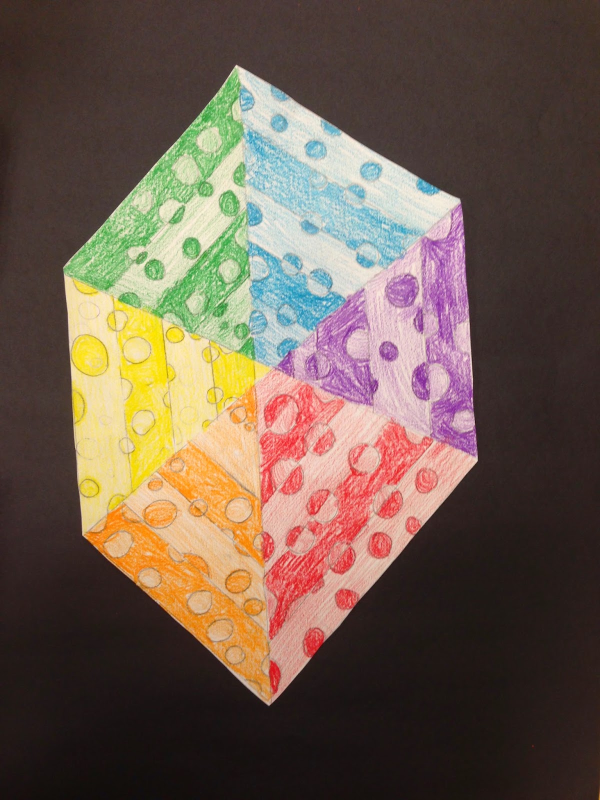 One Point's Perspective: 4th Grade Color Wheels
