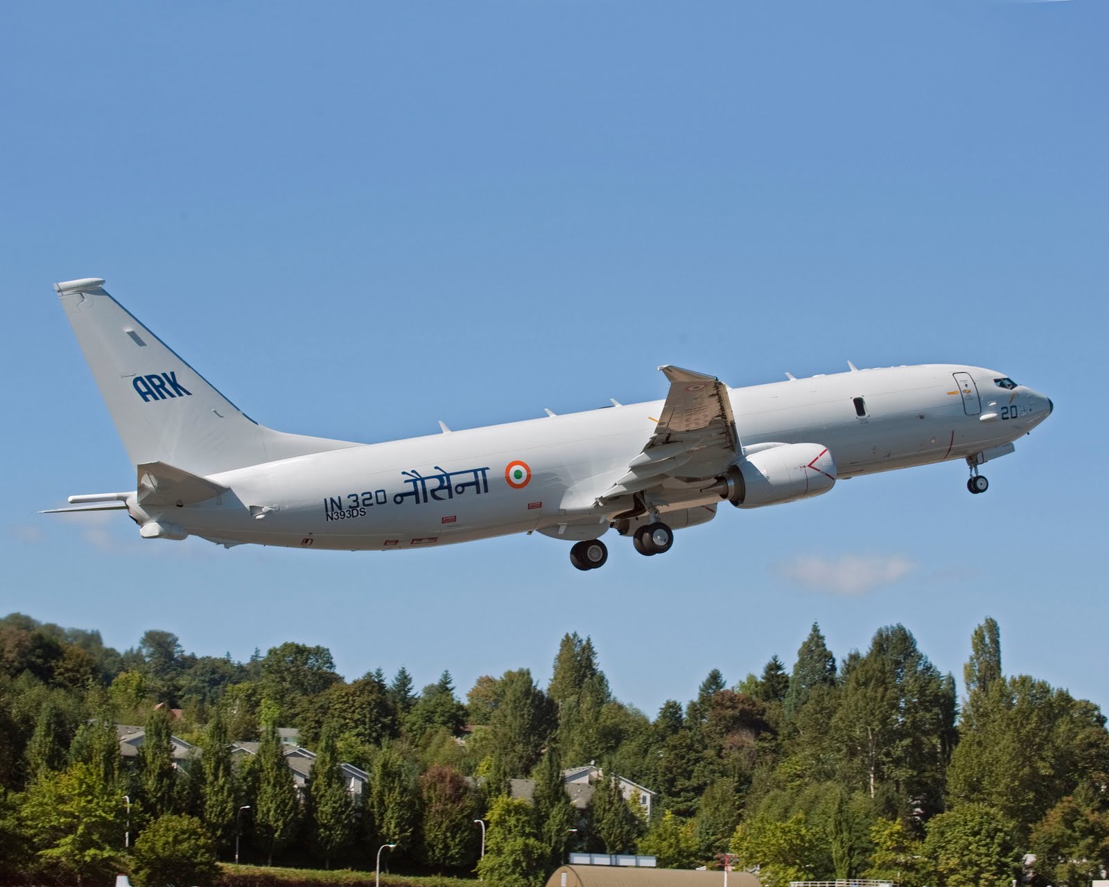 LIVEFIST: FIRST PHOTOS: Indian Navy's Boeing P-8I Completes 1st Flight