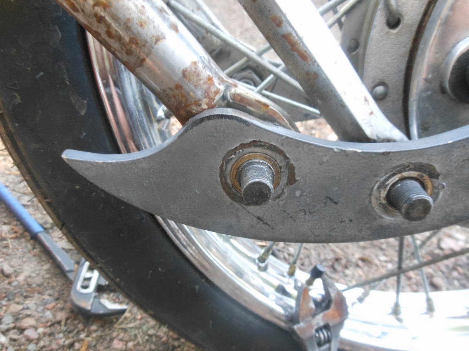 My Personal Salvage Yard : Springer rockers modification.