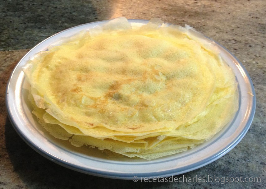 Las recetas de Charles: Filloas o crêpes