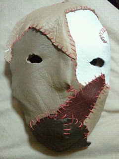 Art Diary Blog: Wk12 Make Leather Stitched Mask
