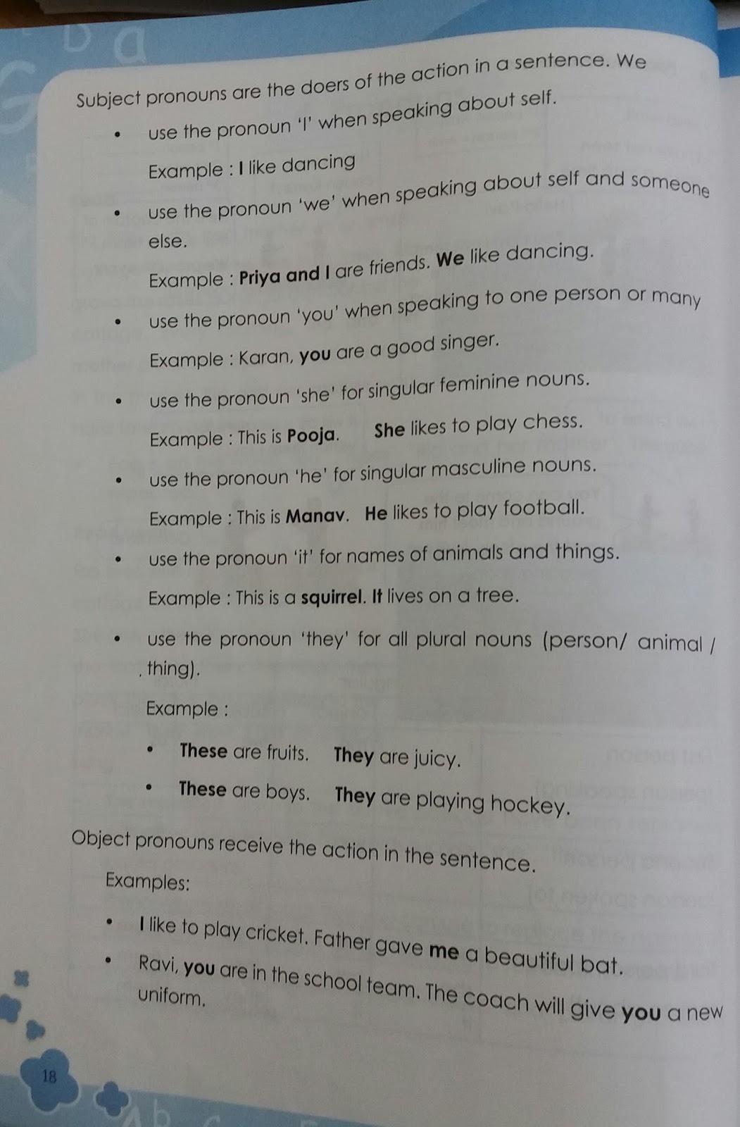 Grade 3, English, Grammar: Pronouns