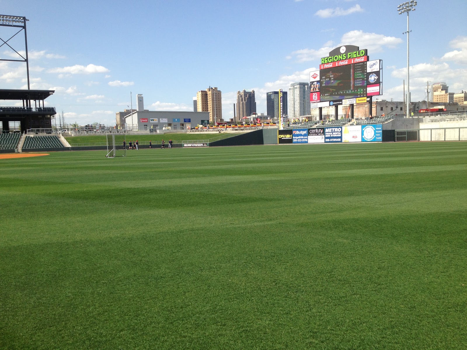 BISCUIT CRUMBS: PHOTOS: Birmingham's Regions Field opening game