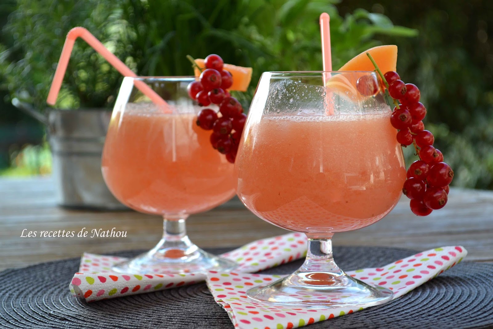 Ma cuisine au fil de mes idées...: Boisson fraîche au melon et aux ...