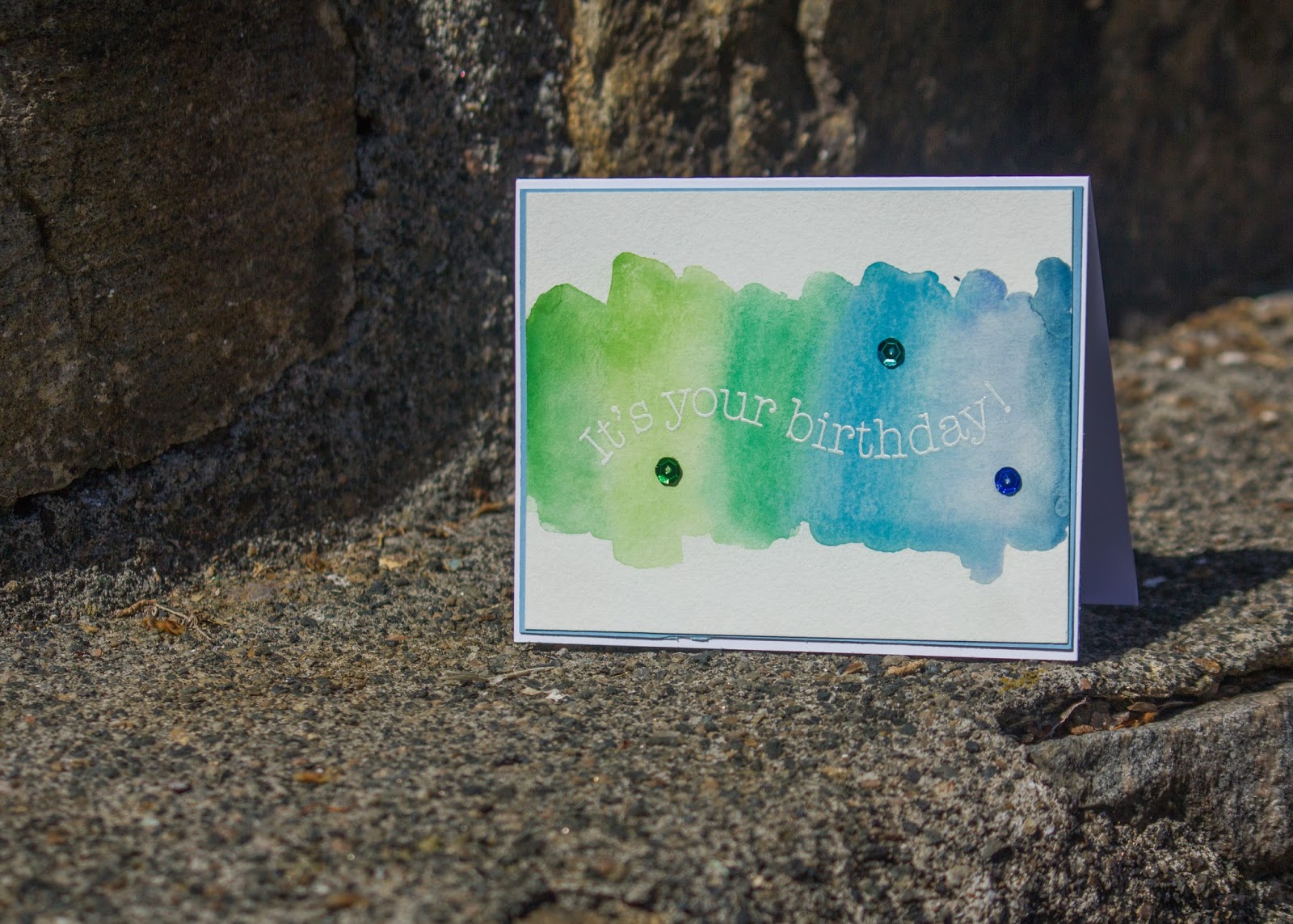 Lots of fun and SO easy! I now need to buy more big sentiments asap :)