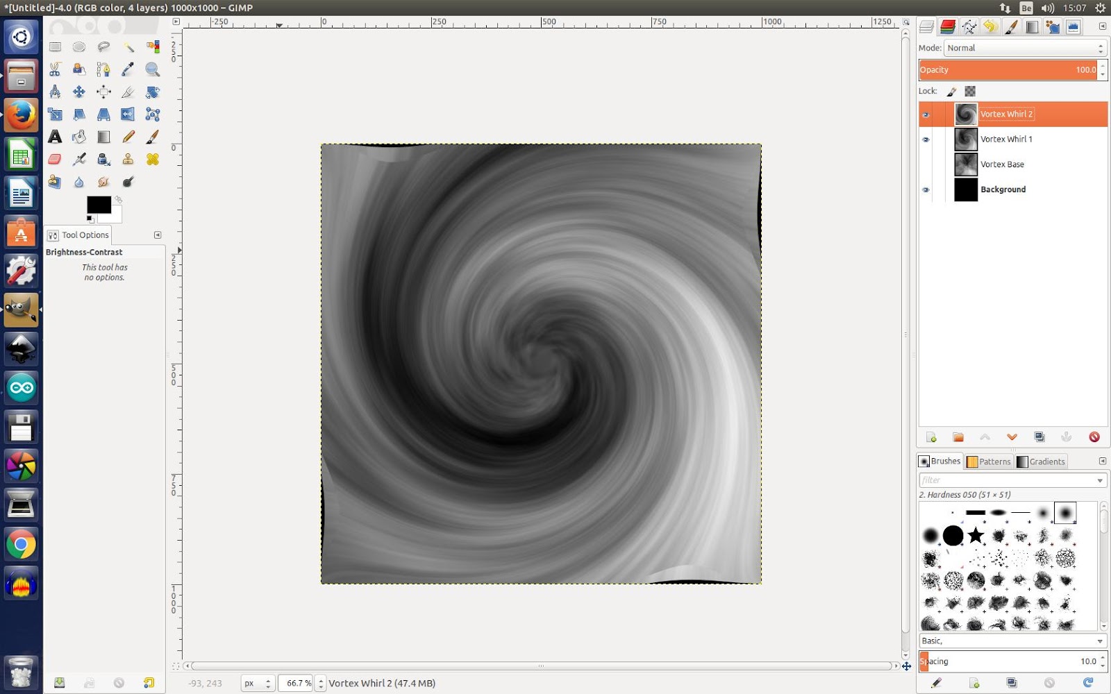 Creating a vortex in Gimp ~ Eyeballs Studio