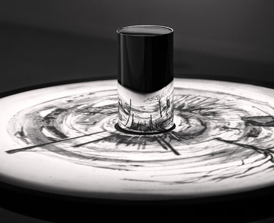 anamorphose cylindrique | CURIOSITE