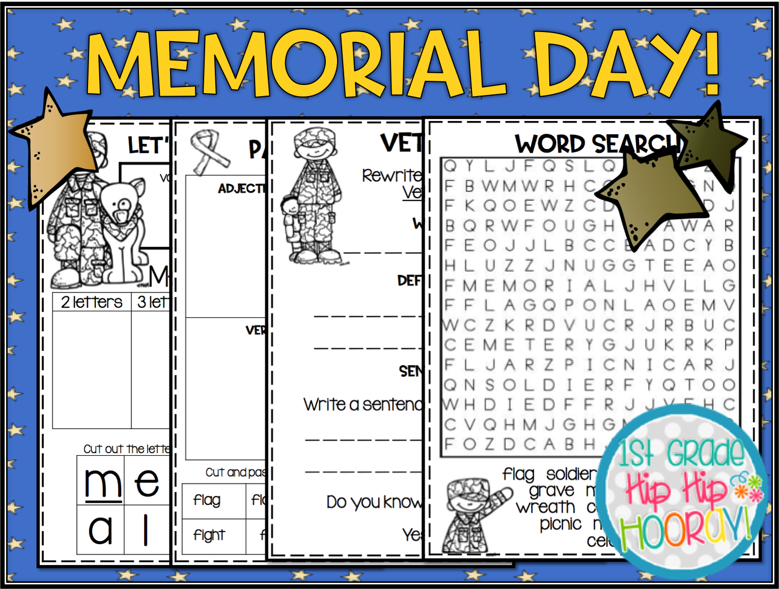 1st Grade Hip Hip Hooray!: Memorial Day